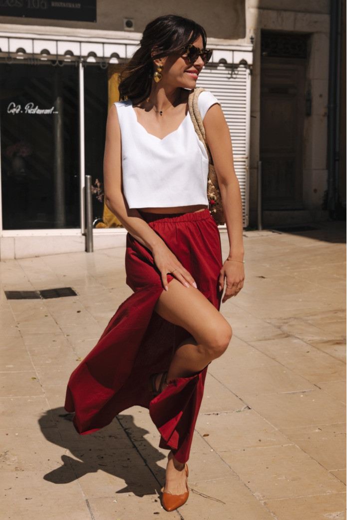 ADRIEN WHITE TANK TOP